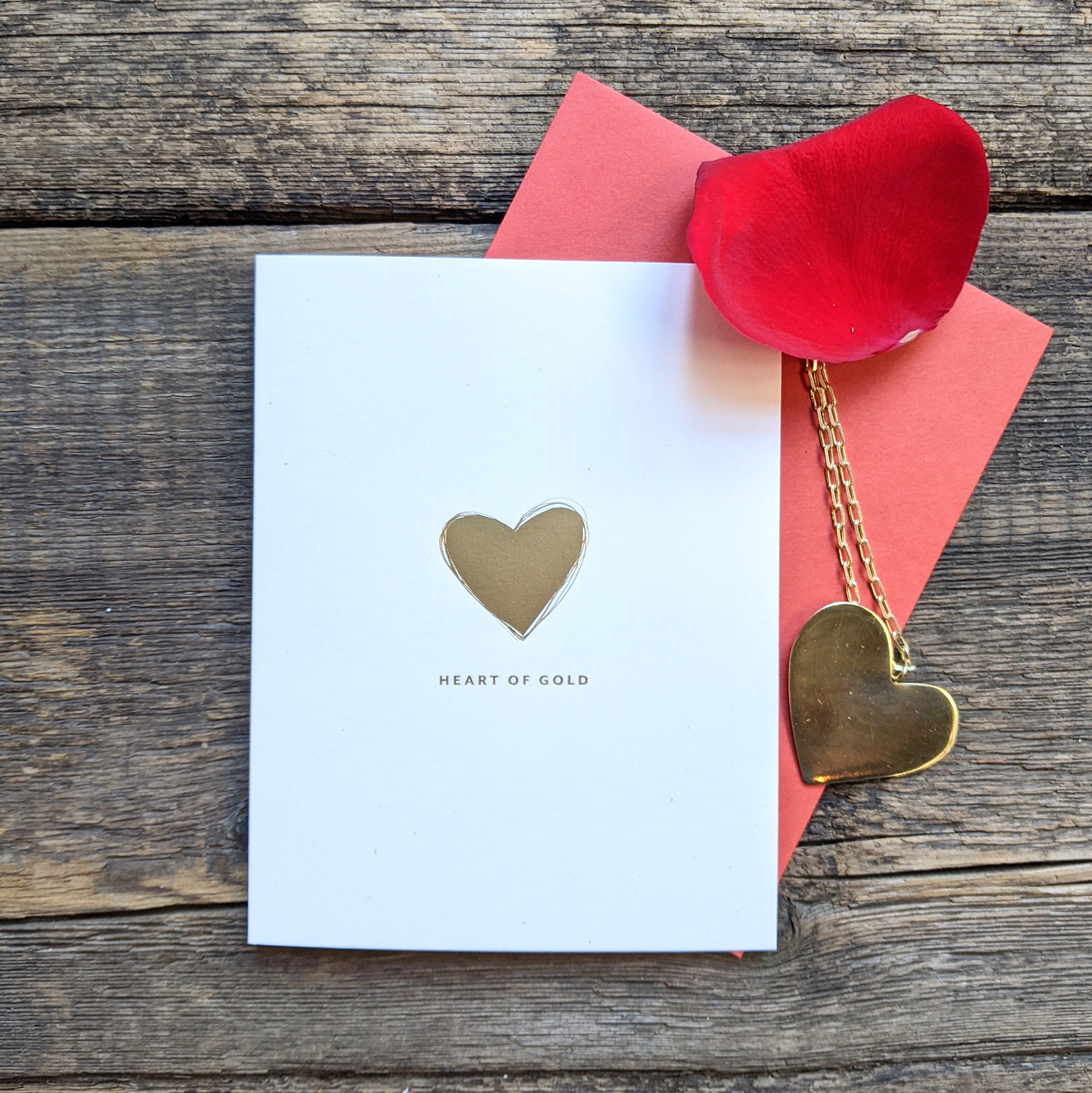 Heart of Gold Valentine's Day Card – SAULT New England