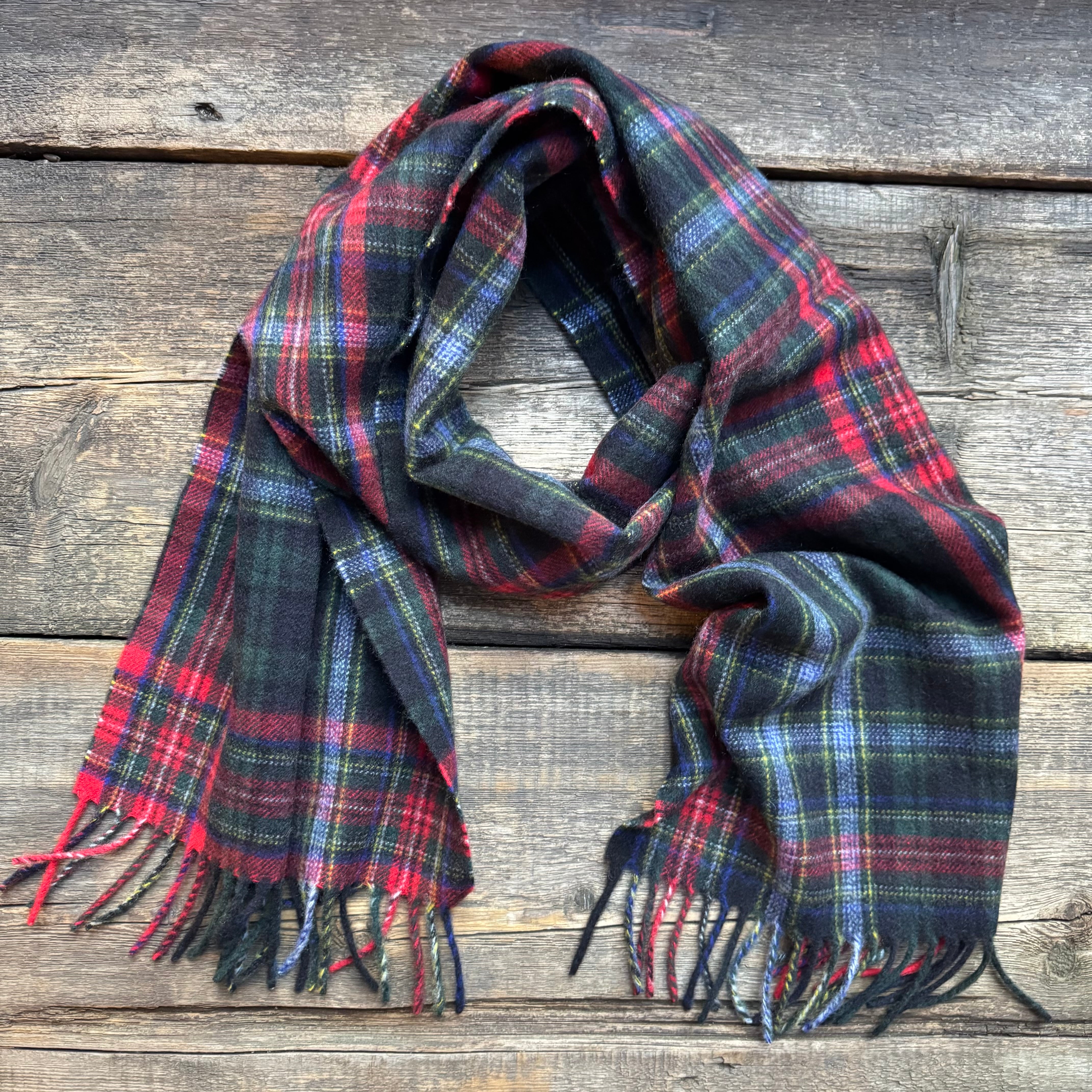 Tattersall Brushed Cashmere Scarf – SAULT New England