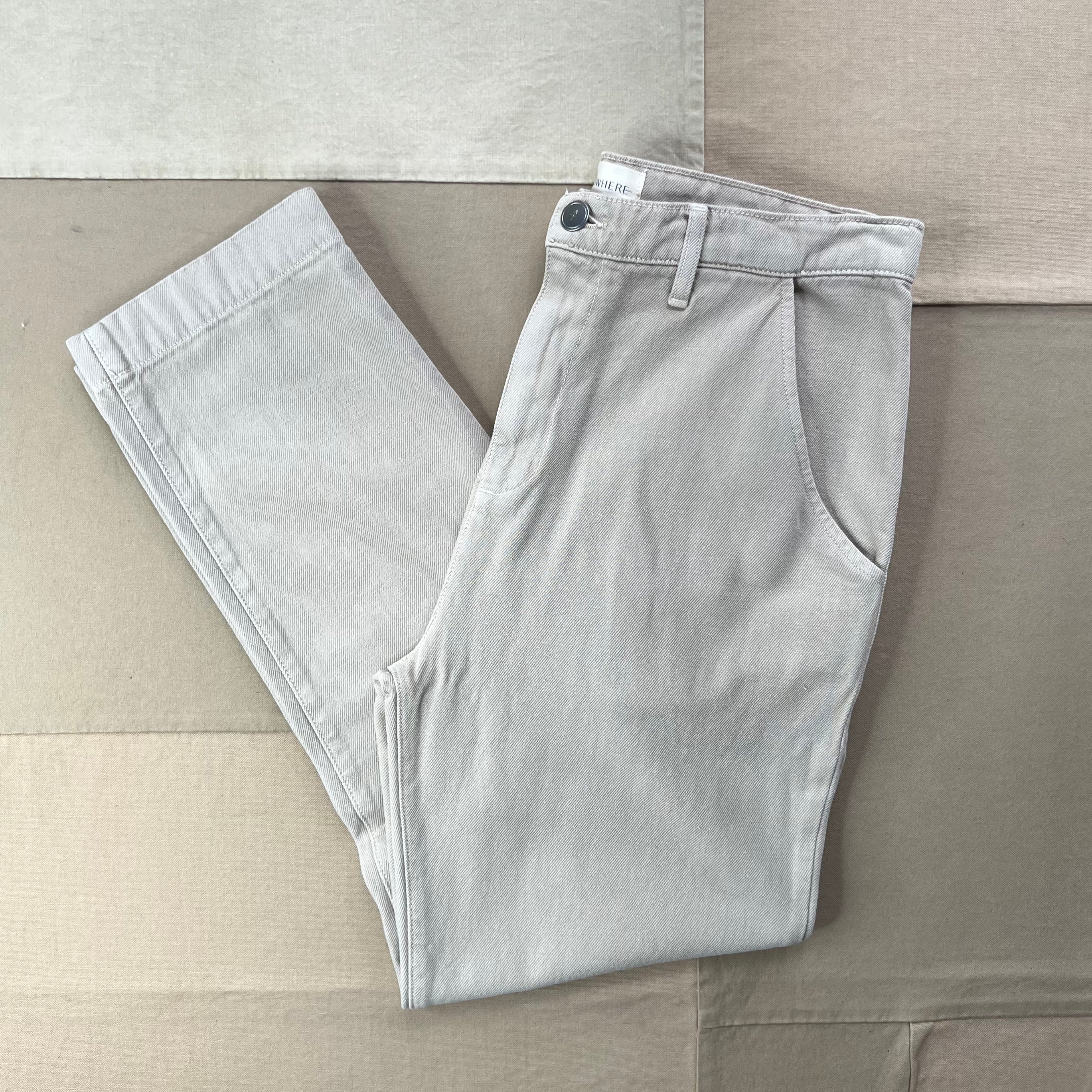 Men's Pilon Recycled Cotton Trouser, Garment Dyed Origami – SAULT New ...